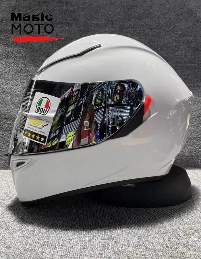 AGV Мотошлем, цвет: белый, размер: XL