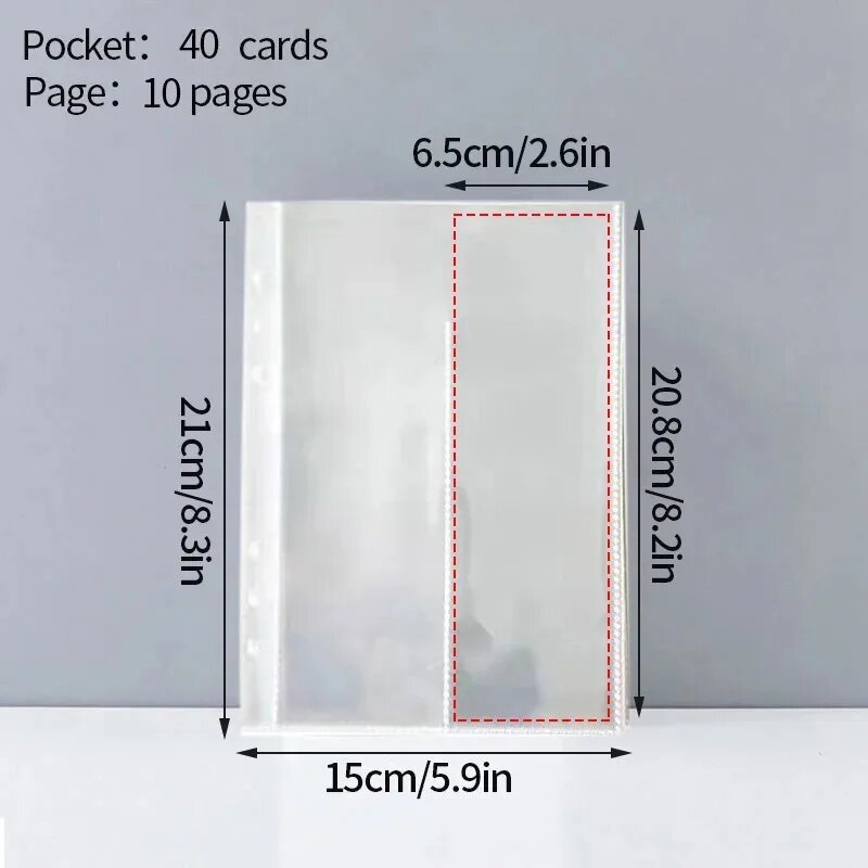 Фотоальбом A5, 40 карточек, 10 страниц, Цвет: 10pcs inner page s4