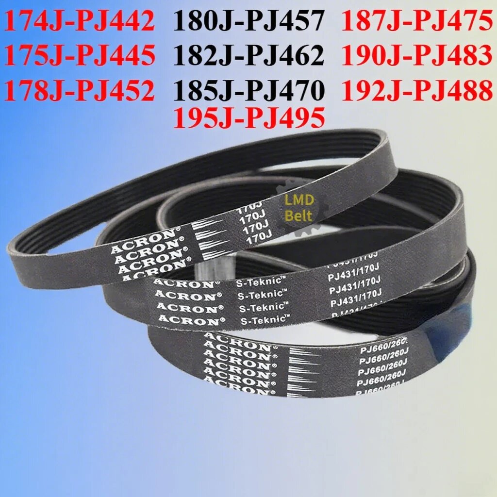 Резиновая лента для беговой дорожки 182J-PJ462, 7ribs
