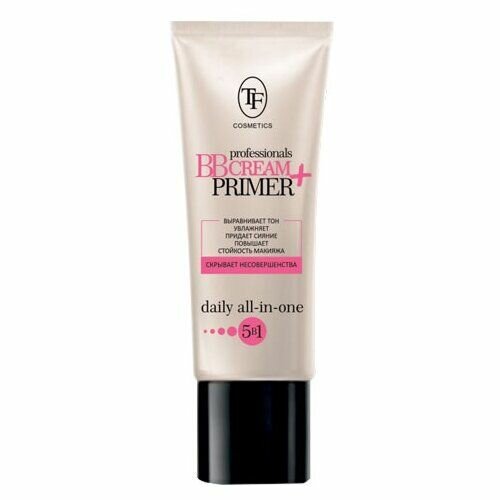 TRIUMPH Крем для лица BB Cream+Primer, увлажняющий 5 в 1, темный, тон 03, 20 мл