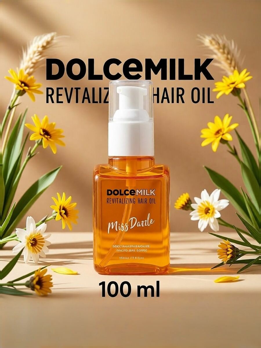DOLCE MILK Восстанавливающее масло для волос Мисс Ослепительность,100 мл