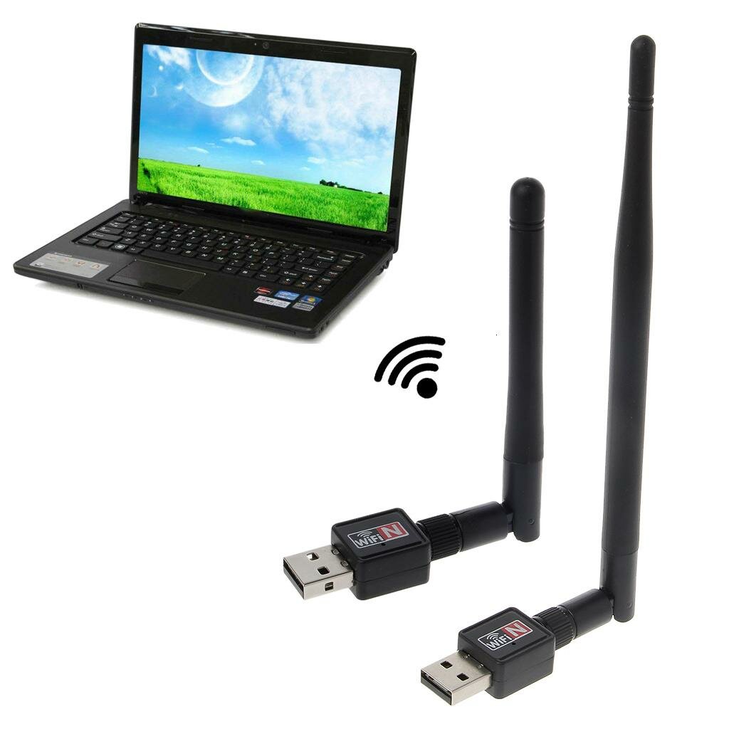 USB-адаптер Wi-Fi, Черный — фото 1