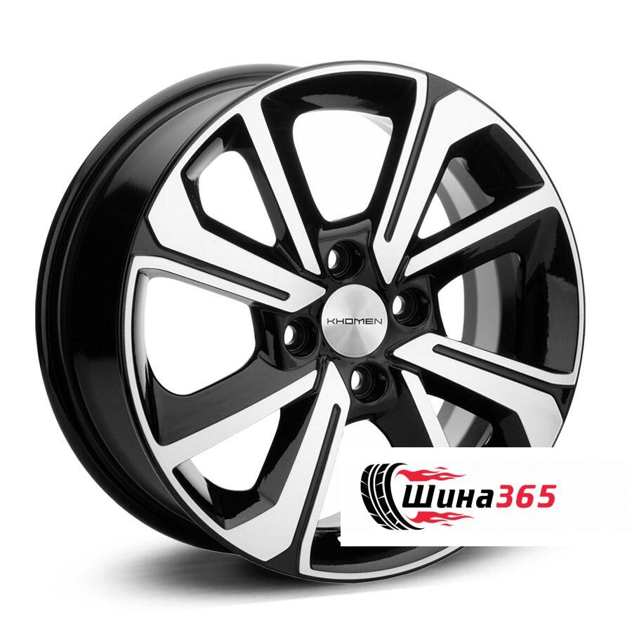 Литой колесный диск KHOMEN WHEELS 1501 R15 / 6J PCD 4x100 ЕТ 39 ЦО 56.6