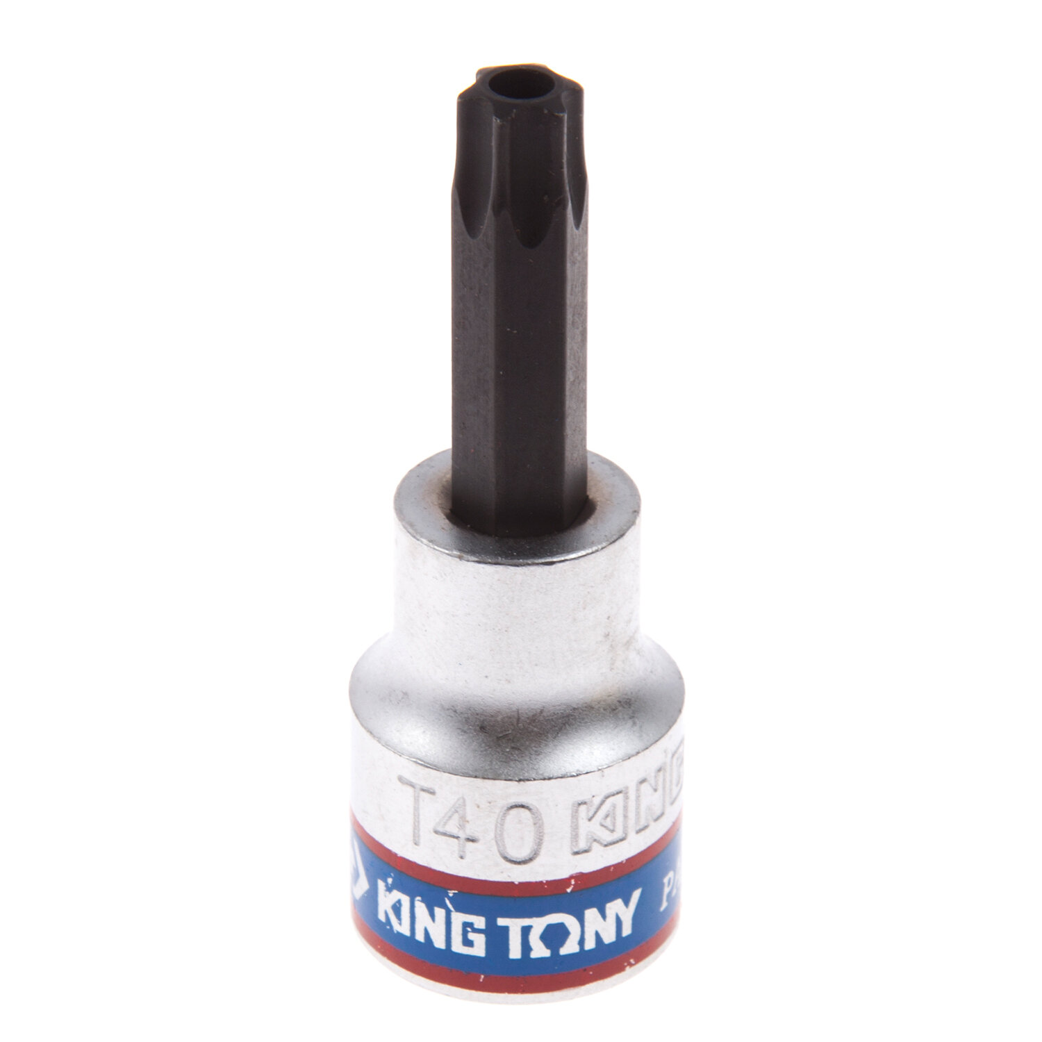 Насадка (бита) торцевая 3/8", Torx, T40, L 50 мм, с отверстием KING TONY 302740
