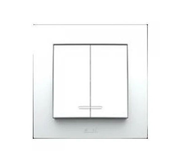 EL-BI NEO белый выключатель 2кл 513-000200-202 1шт