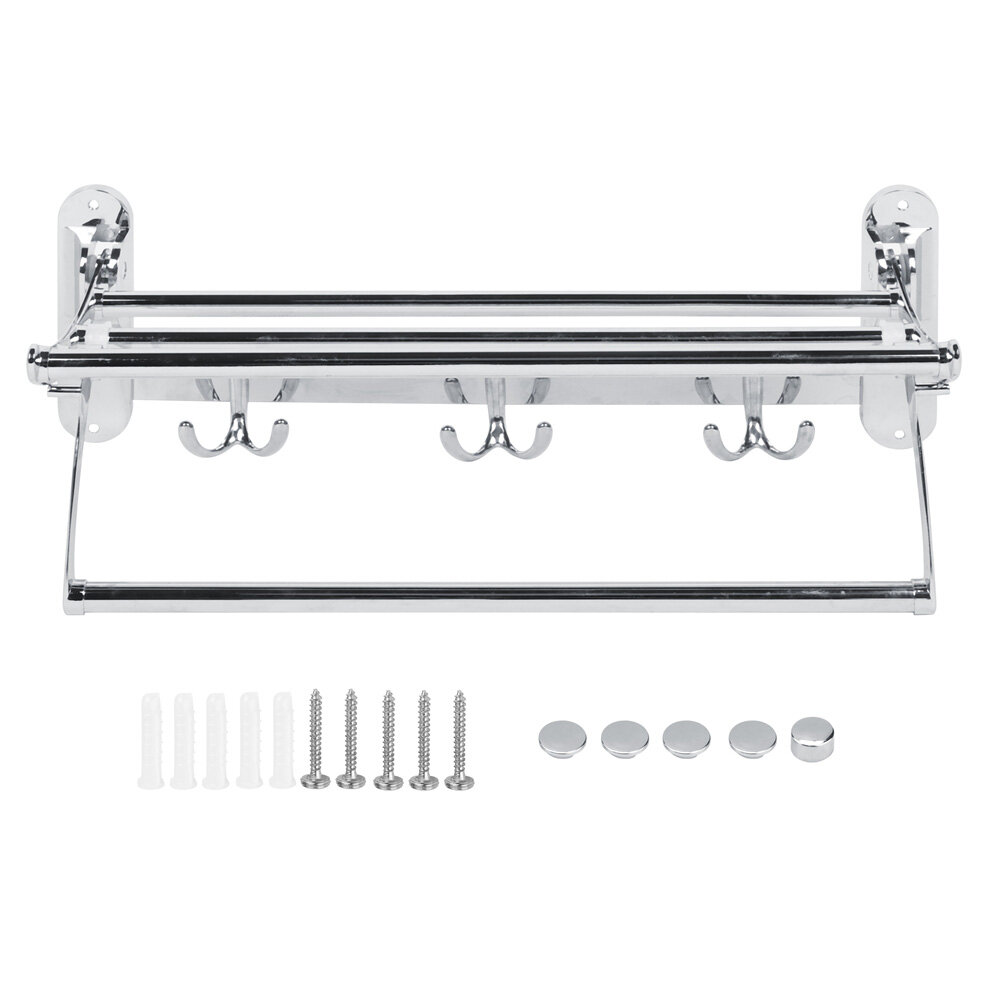 Ванная комната из нержавеющей стали настенные настенные складные полотенцы