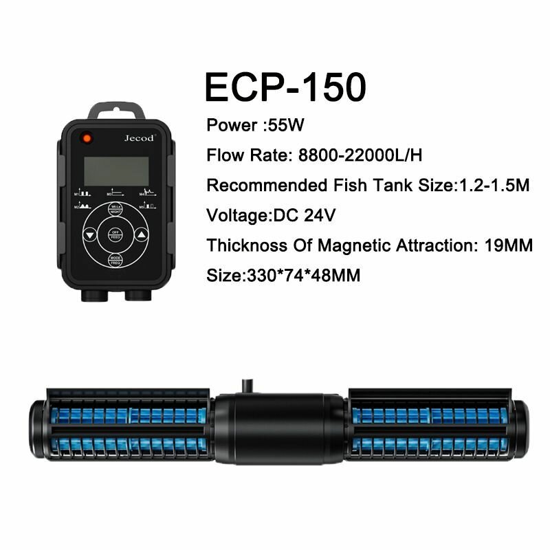 Jebao mini fish tank аквариум новый насос с поперечным потоком ECP ECP-M
