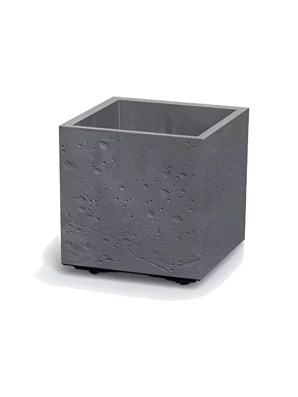 Кашпо для цветов на колесах с внутренней вставкой Prosperplast SIERRA квадратное, высота 29 см, 13,1 л, маренго