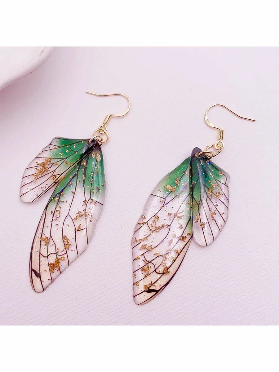 Серьги, искусственный камень