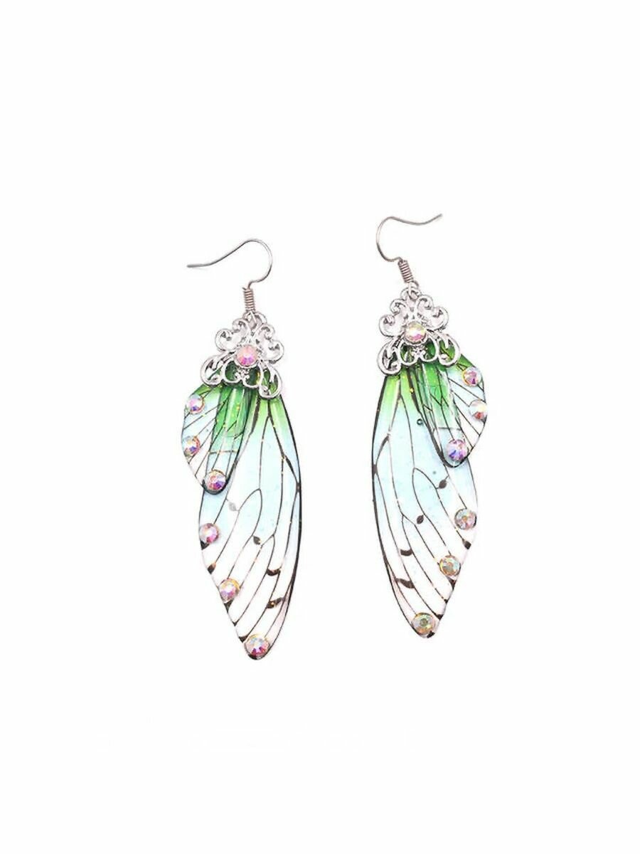 Серьги двусторонние