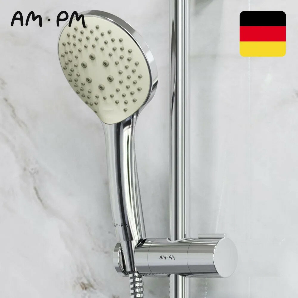 Душевая лейка AM.PM Gem, ABS-пластик, антиизвестковое покрытие, 3 режима, диаметр 110 мм