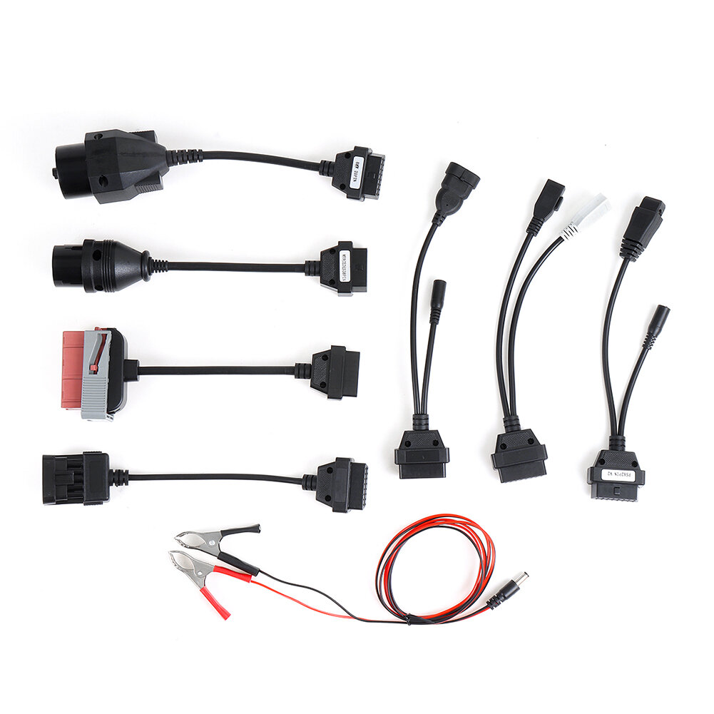 Комплект из 8 удлинительных кабелей OBD2 для диагностики автомобилей, автомобильный диагностический инструмент OBDII с разъемом OBDII для сканирования автомобиля и передачи данных