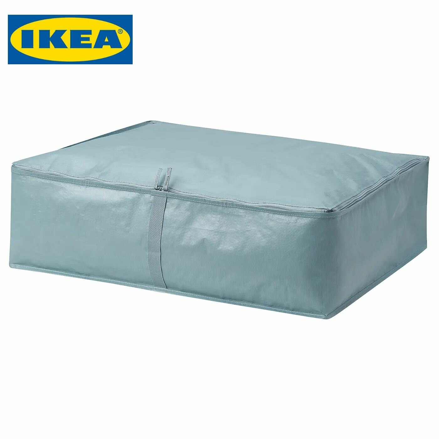 Ikea, сумка для хранения, синяя, 62x53x19 см
