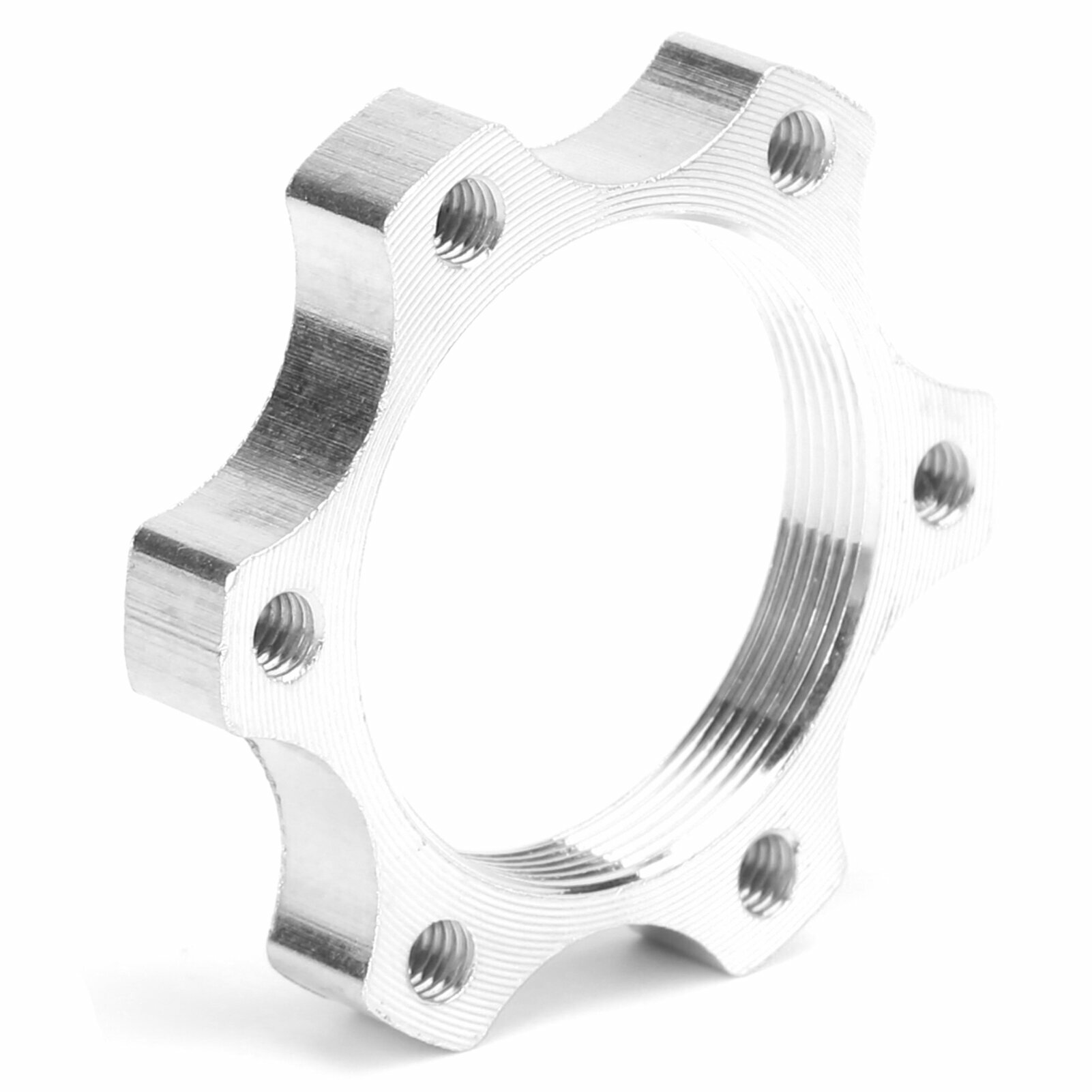 Фланец дискового тормоза, 6-отверстное резьбовое седло, переходник для резьбового седла дискового тормоза, основание 44 мм.