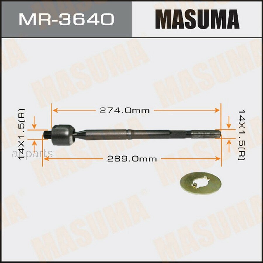MASUMA MR-3640 Рулевая тяга TOYOTA ALLEX MASUMA MR-3640