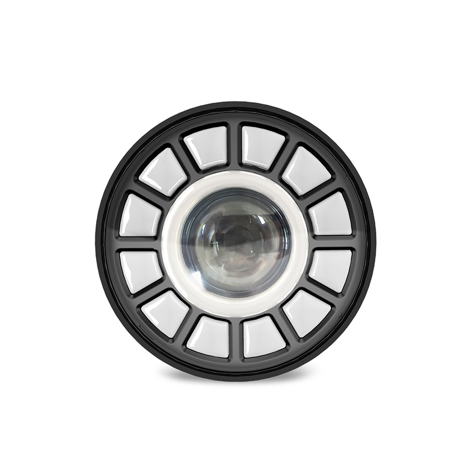 5.75 дюймовая LED-фара, 5-3/4 дюймовая мотоциклетная фара с DRL/поворотным сигналом/нижней светодиодной лампой/верхней светодиодной лампой IP67 водонепроницаемая для мотоциклов автомобилей 9-30V 200W 6000K/3000K 20000LM