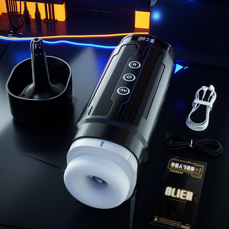 Мастурбатор Miji полностью автоматический телескопический нагревательный ручной мужской массажер обучающий секс-игрушки для взрослых мастурбатор