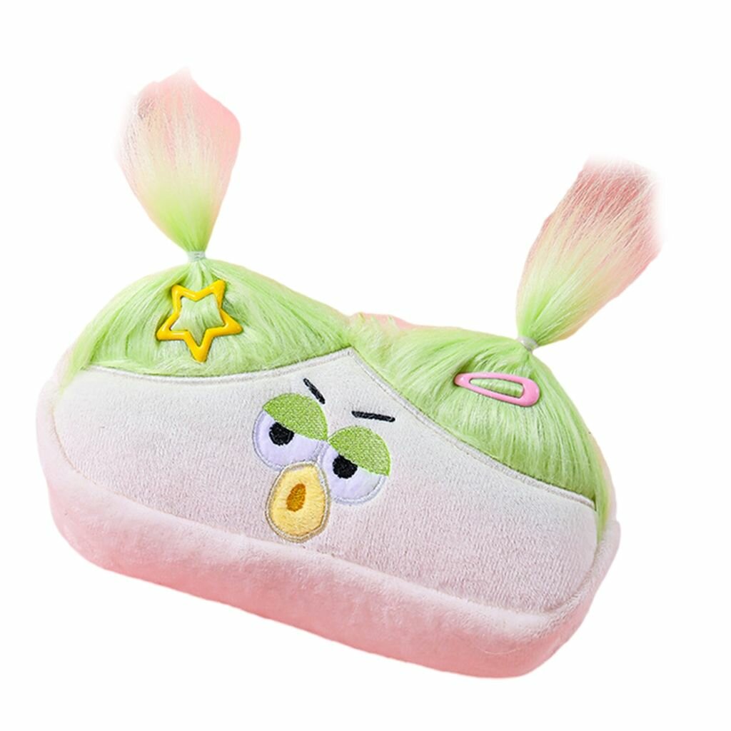 Пенал для плюшевой куклы с расчесываемыми волосами молочно белый