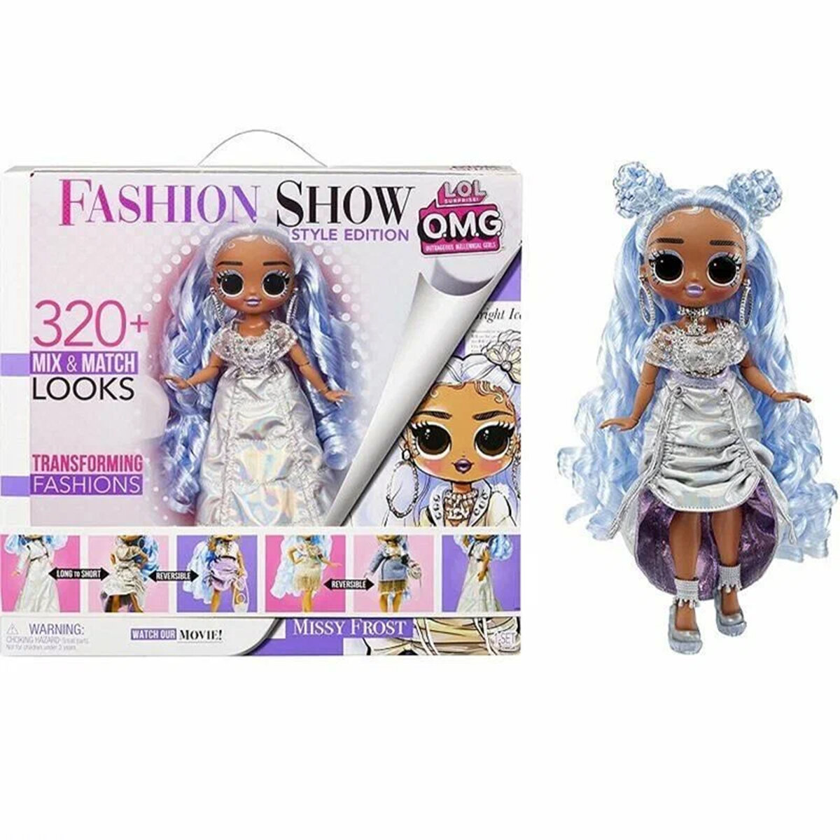 MGA LOL Surprise OMG Fashion Show Style Edition Missy Frost/Детская 10-дюймовая модная кукла-игрушка, кукла лол большая