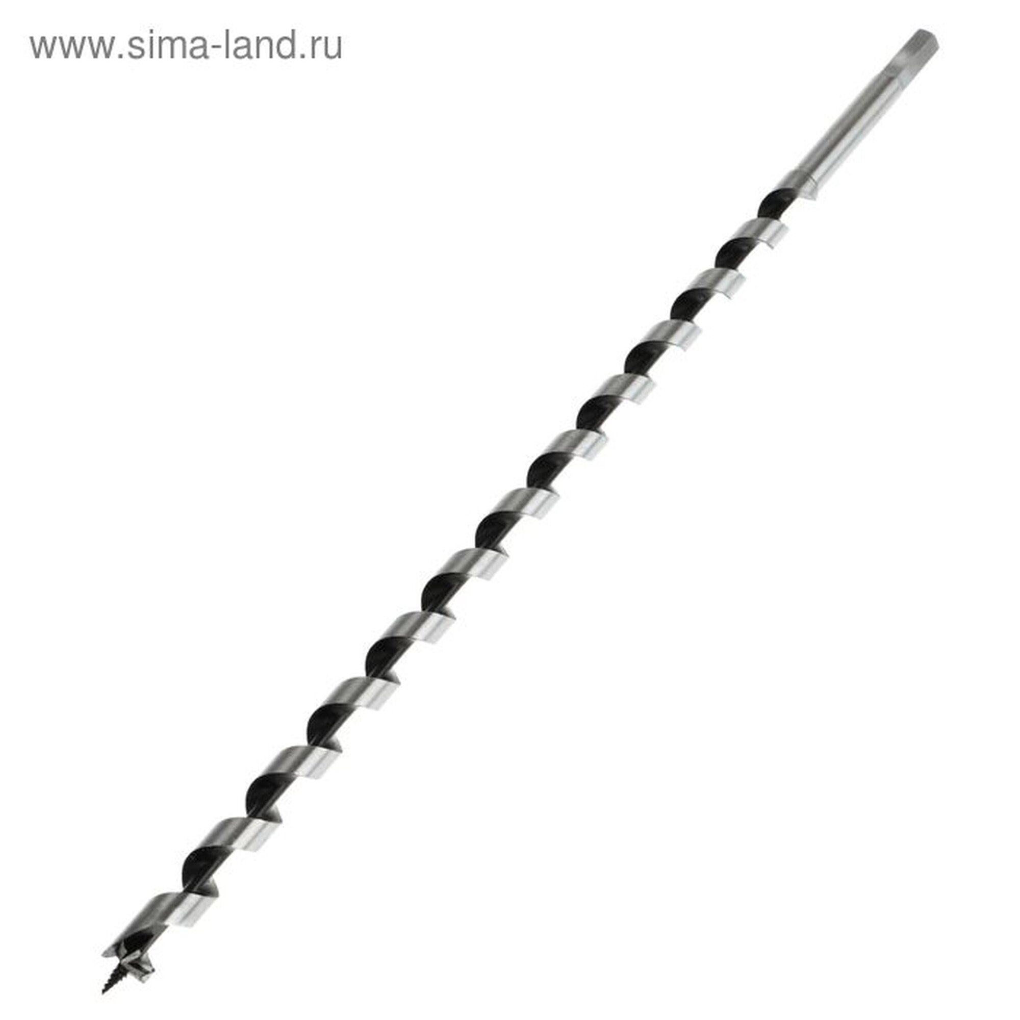 Сверло по дереву шнековое тундра, шестигранный хвостовик, 14 х 460 мм