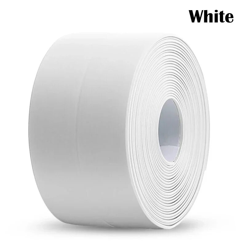 Самоклеящаяся уплотнительная лента ПВХ, White, 3.8CM, 3.2 meters