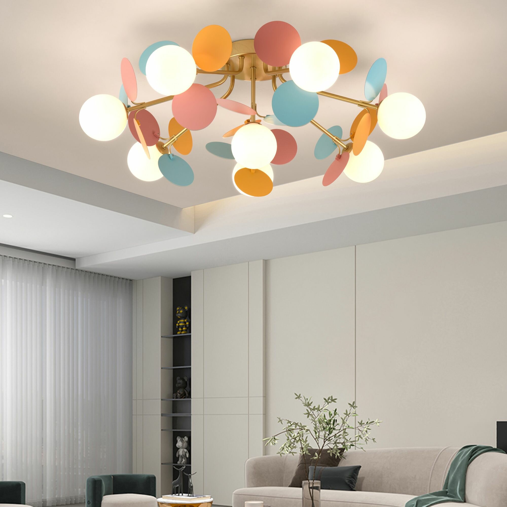 Светодиодный светильник потолочный потолочная люстра