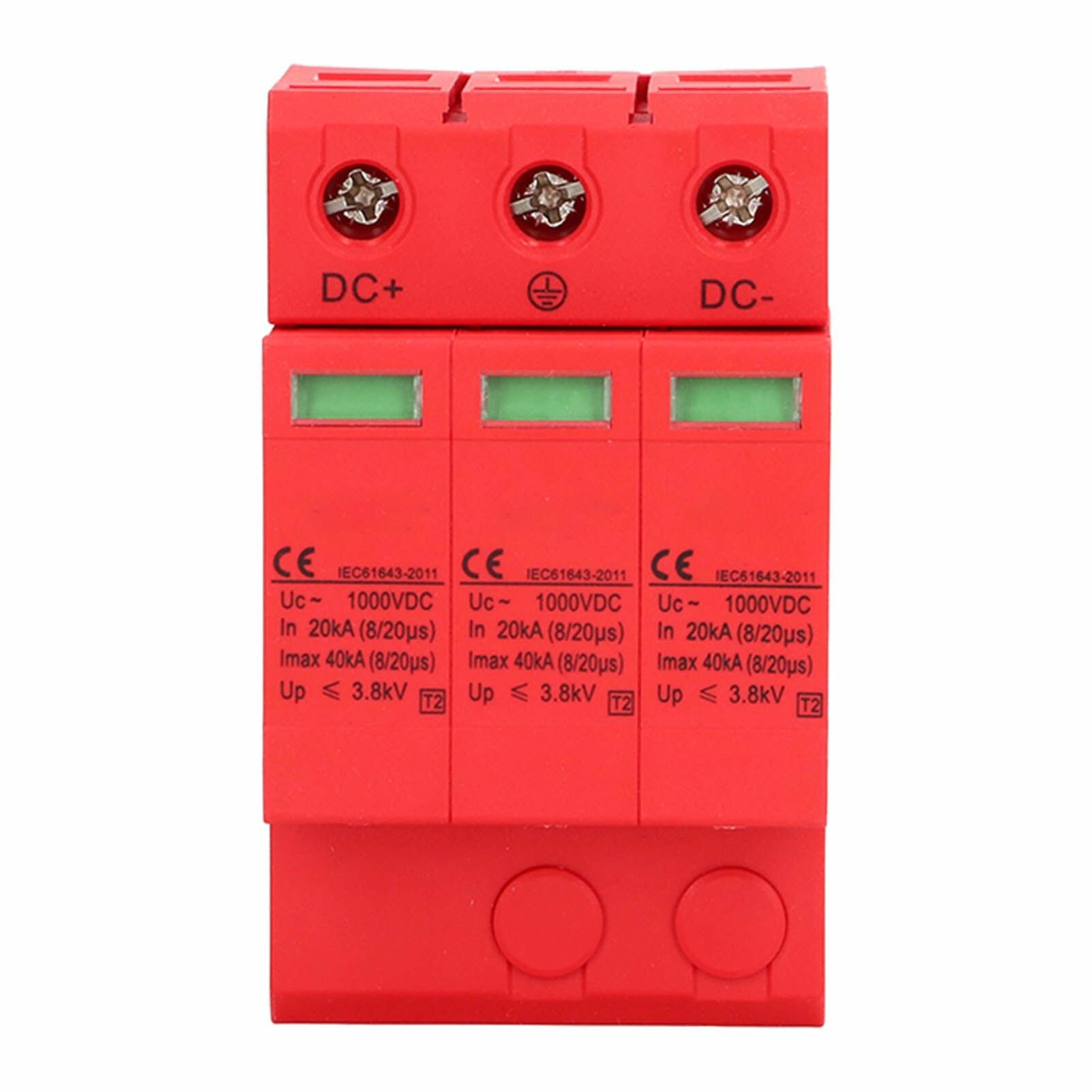 Устройство защиты от перенапряжения 2P от 10KA до 20KA House Surge Protector Arrester Device AC 385V