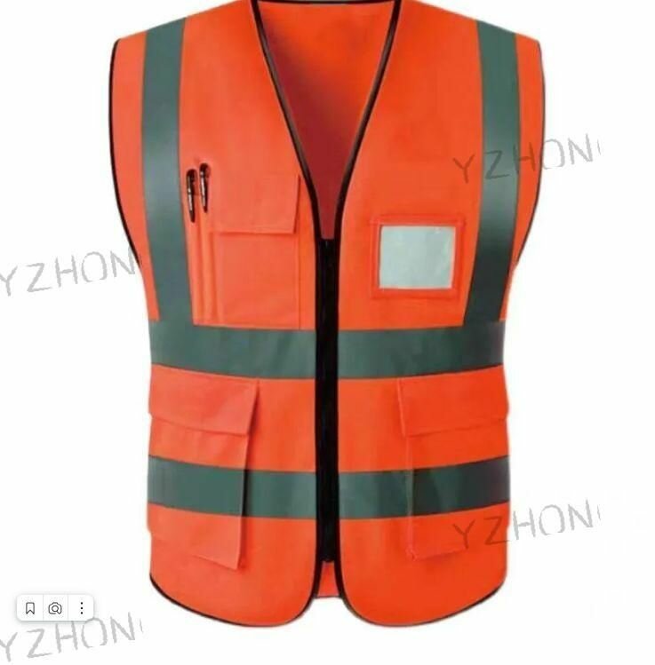 Жилет "C87Q", светоотражающий, политекс, демисезон, мужской, оранжевый