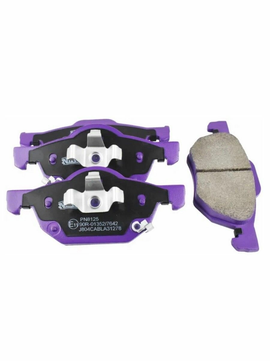 Колодки тормозные дисковые передние для а/м Honda Accord, NIBK PN8125