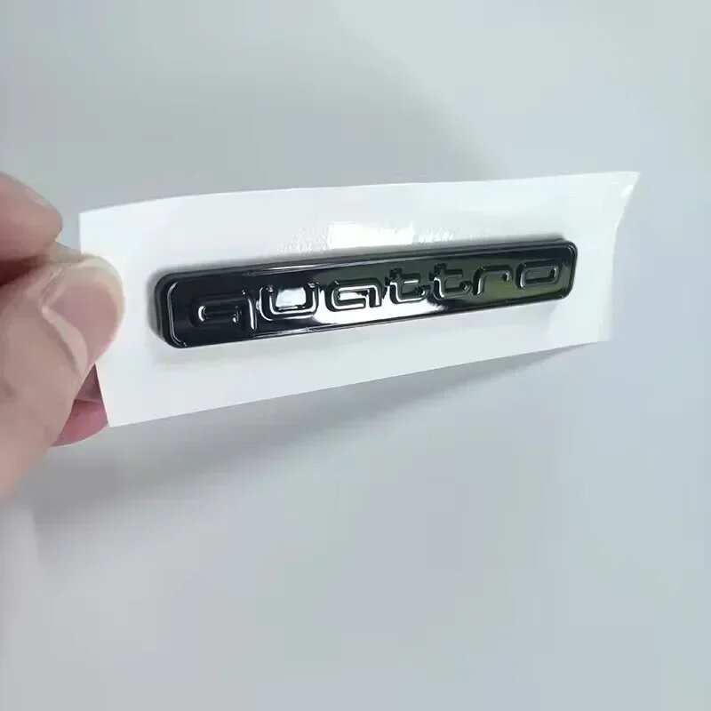 Эмблема Audi A7 4Ring, черная, из АБС-пластика, для капота, передней решетки, заднего багажника, наклейка A7, эмблема Quattro 3.0T с нагнетателем для A7 2012-2018