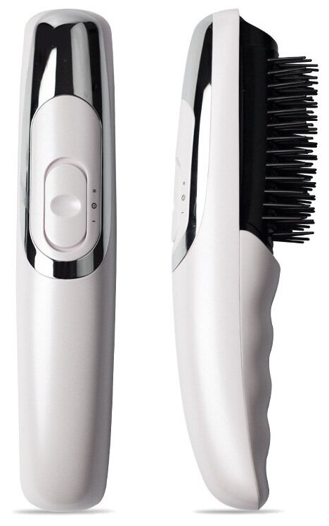 Расчёска-массажер , для роста и против выпадения волос, пластик, подсветка