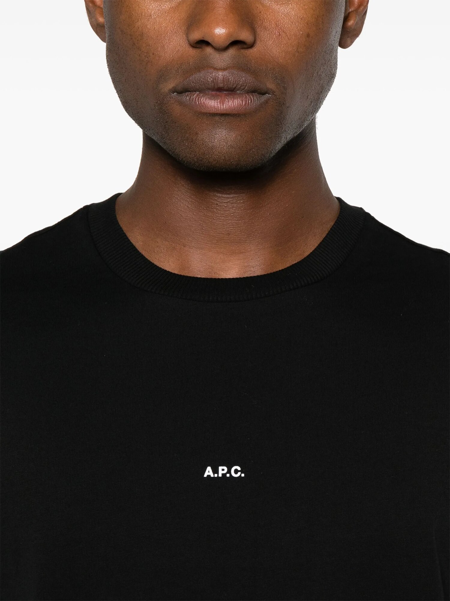 Футболка A.P.C., размер XL, черный — фото 1