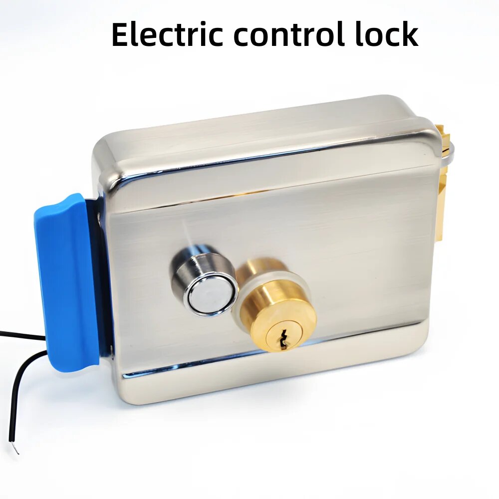 Электронный дверной замок, электрический магнитный замок для видеодомофона, домофонной системы, открытые ворота, 12V LOCK