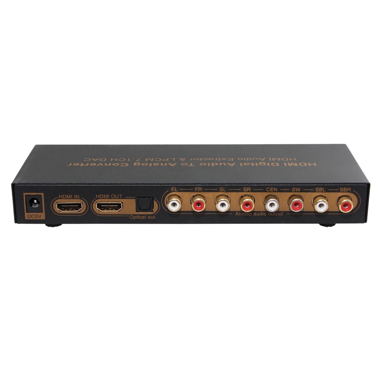 LPCM HDMI-Совместимый Аудиоконвертер TO 7.1 HDMI-Совместимый Аудиоразветвитель Оптический Выход RCA ЕС Вилка