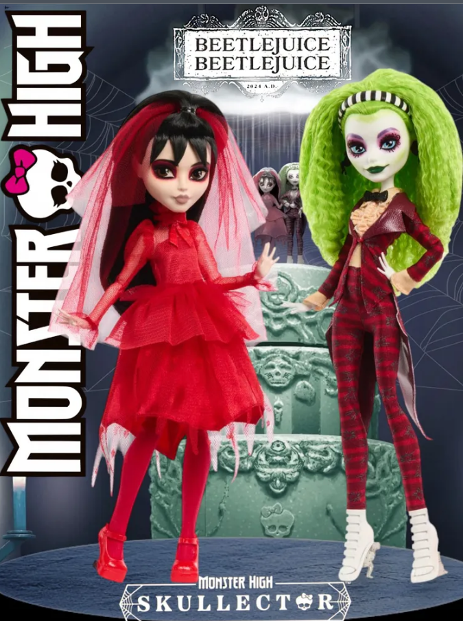Набор кукол Битлджус и Лидия Skullector Monster High, Betelgeuse and Lydia HYV96