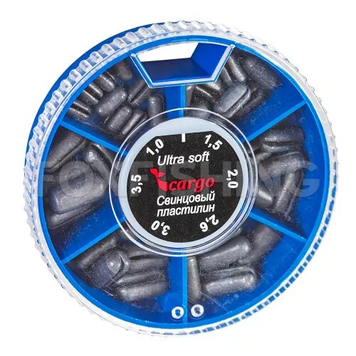 Дробь Cargo Набор Большой, Свинцовый Пластилин Цилиндр 1,0-3,5гр