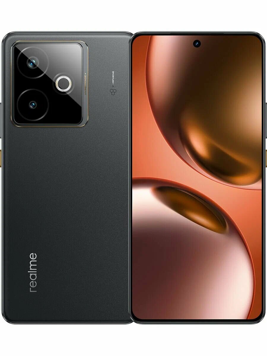 Смартфон realme GT 7T 12/512 ГБ RU (EAC), Dual nano SIM, черный