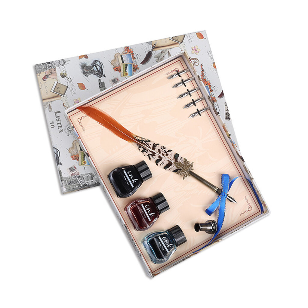 Prefect Feather Pen Desgin Can в качестве подарка канцелярских товаров для студентов/учителей