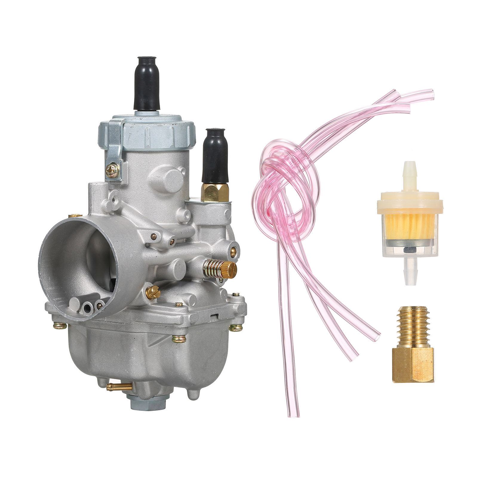 Карбюратор Polaris ATV 32mm для Polaris Trail Blazer 250 Xplorer 250 Carb 1990-1999 2001-2006, серебристый, металл, вес упаковки 590г, размер упаковки 15.5*11.5*9см, внутренний диаметр 32mm, 1 штука