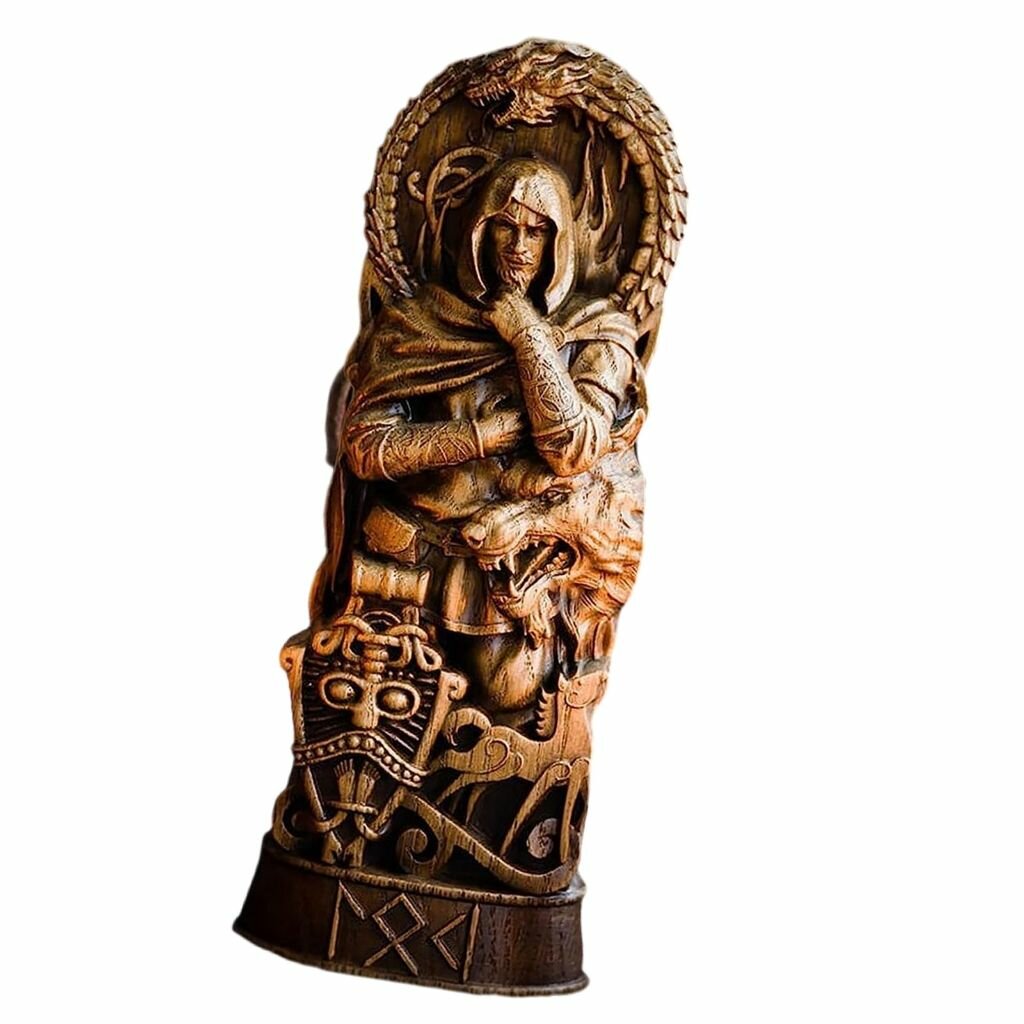 Статуя скандинавских богов