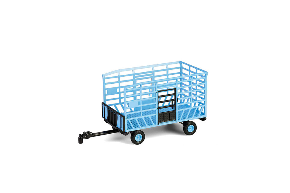 Модель коллекционная GREENLIGHT Прицеп для сена light blue (длина модели 6-10 см)