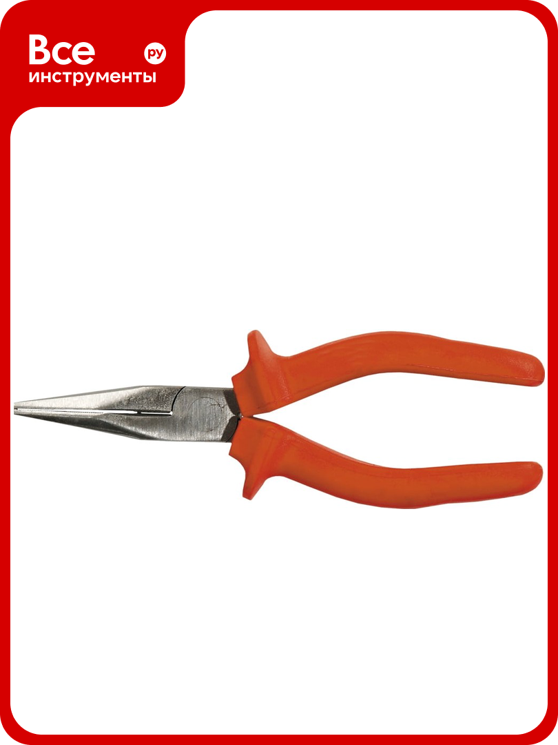 Удлиненные прямые плоскогубцы TOPEX 160 мм, 1000 В 32D513, работы под напряжением