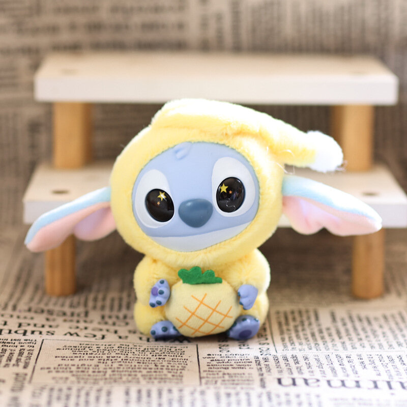 Милая и милая виниловая плюшевая игрушка-подвеска Stitch, кукла-брелок в виде сумки Stitch