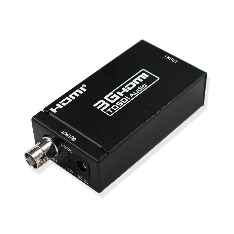 Адаптер конвертера 1080P HDMI в SDI Коаксиальный кабель Видео Аудио HDMI-MIN