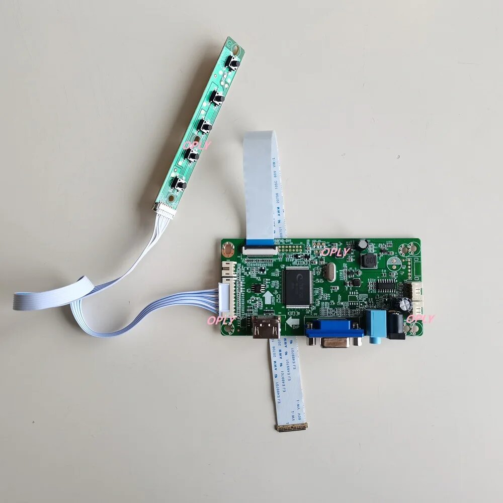 Для монитора NV156FHM-N45 15,6 "сделай сам 30-контактный экран дисплей плата контроллера EDP светодиодный комплект VGA 1920X1080 ЖК-драйвер