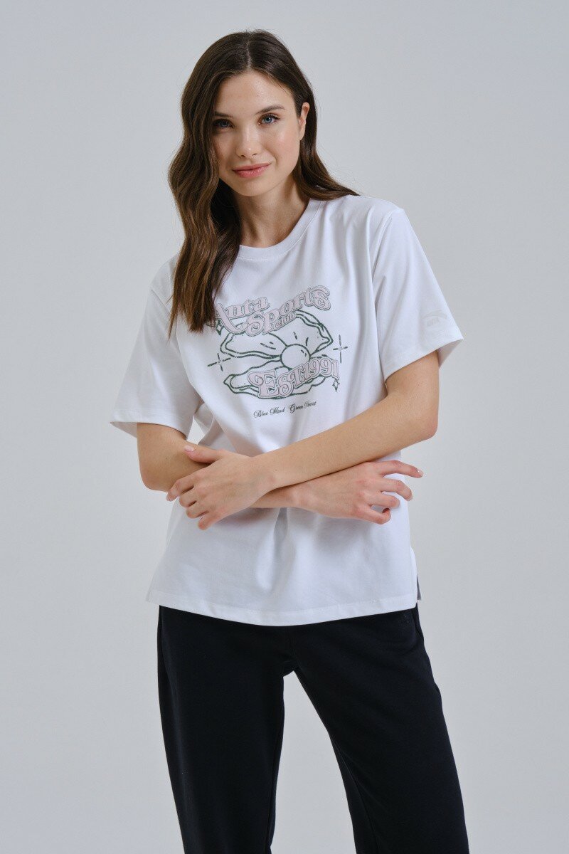 Футболка спортивная BLUE HEART GREEN MIND SS Tee
