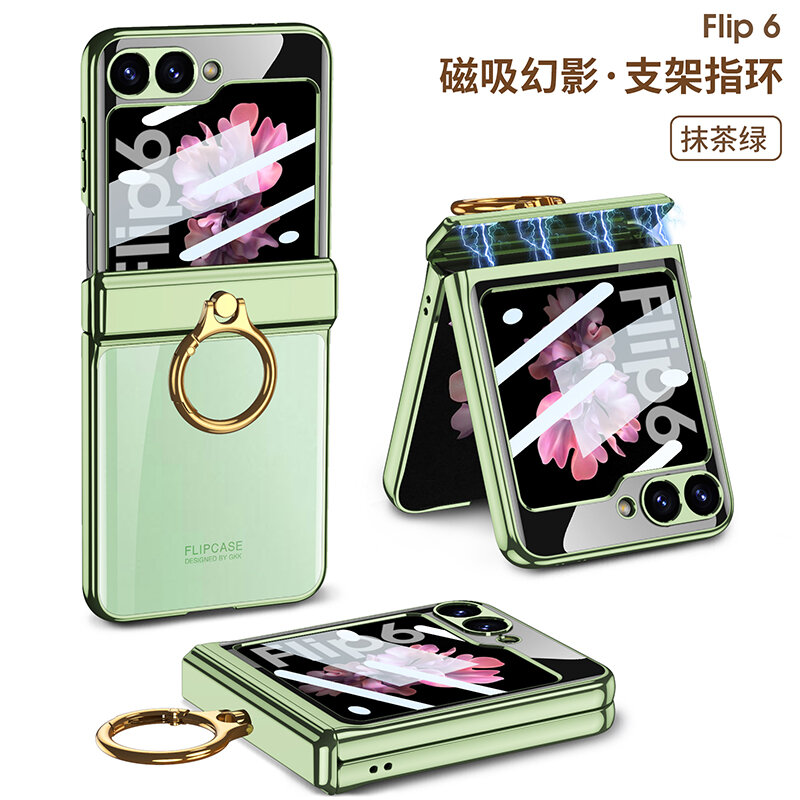 Подходит для Samsung Galaxy Z Flip7 FE / Самсунг Галакси Z Flip 7 FE Чехол для смартфона, с защитой камеры и противоударным, Z Flip7 FE, подставка, soft touch,360° Полная защита, накладка, резина, пластик