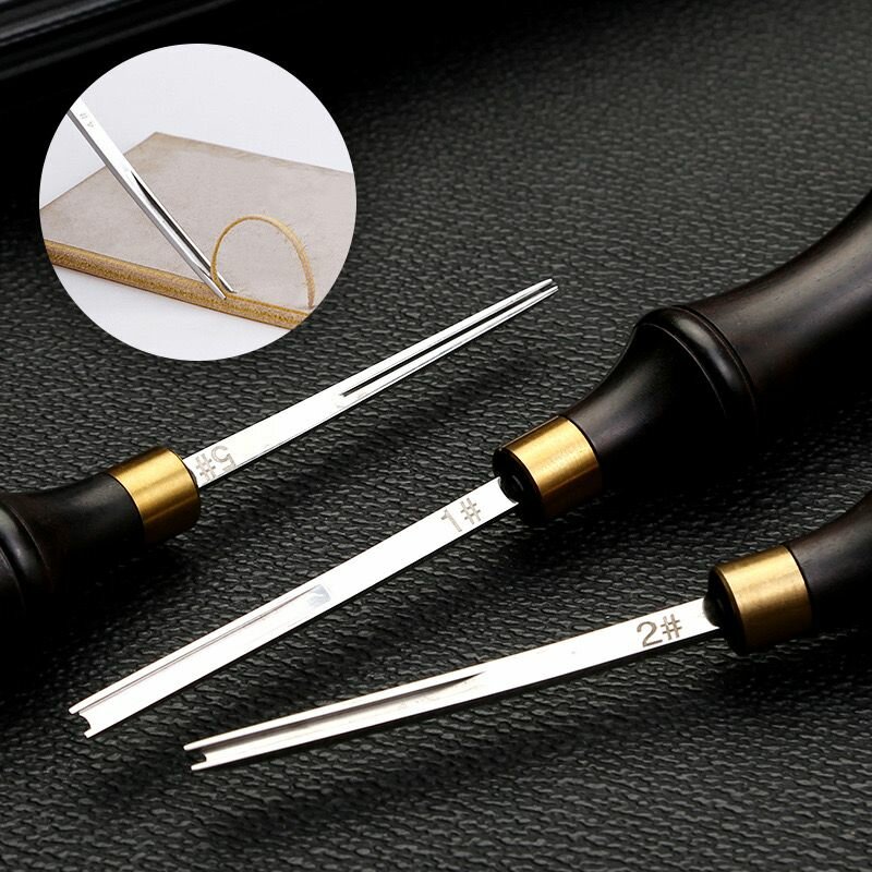 Кромкорез "Торцбил", для кожи, сталь/дерево, эргономичная рукоятка, 1 шт.