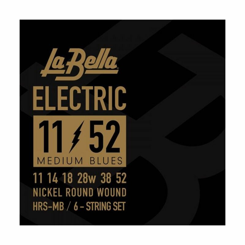 La Bella 11-52 HRS-MB Hard Rockin Steel Meduim Blues