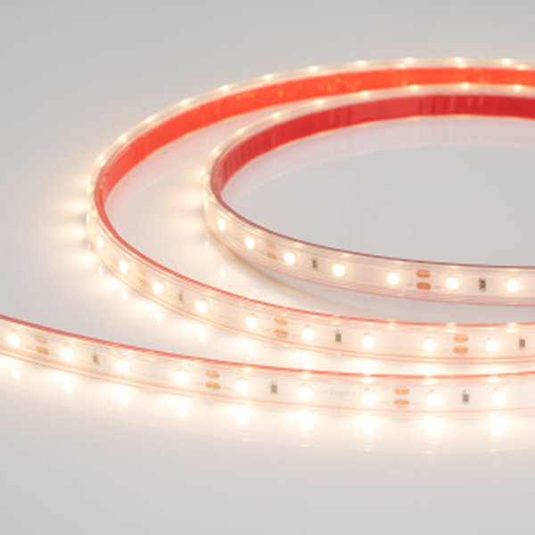 Светодиодная лента RTW 2-5000P 12V Warm2700 (3528, 300 LED, LUX) (arlight, 4.8 Вт-м, IP66) 011509